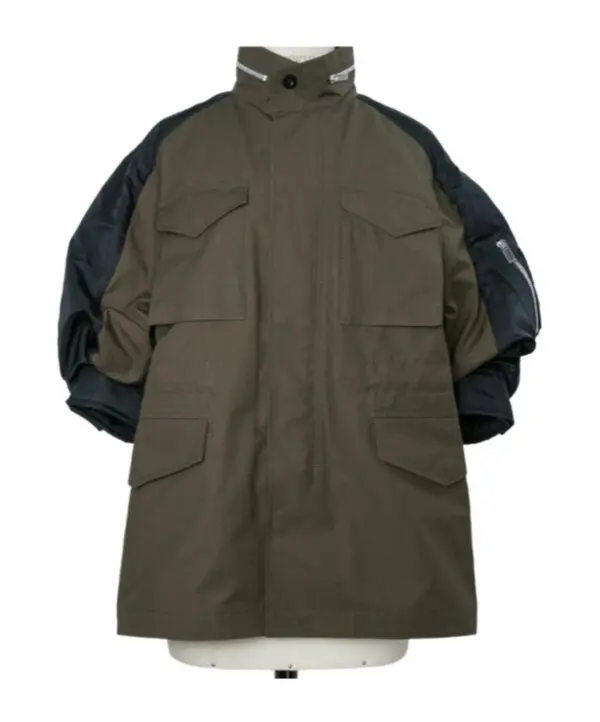 Sacai Turtleneck Jacket - Black