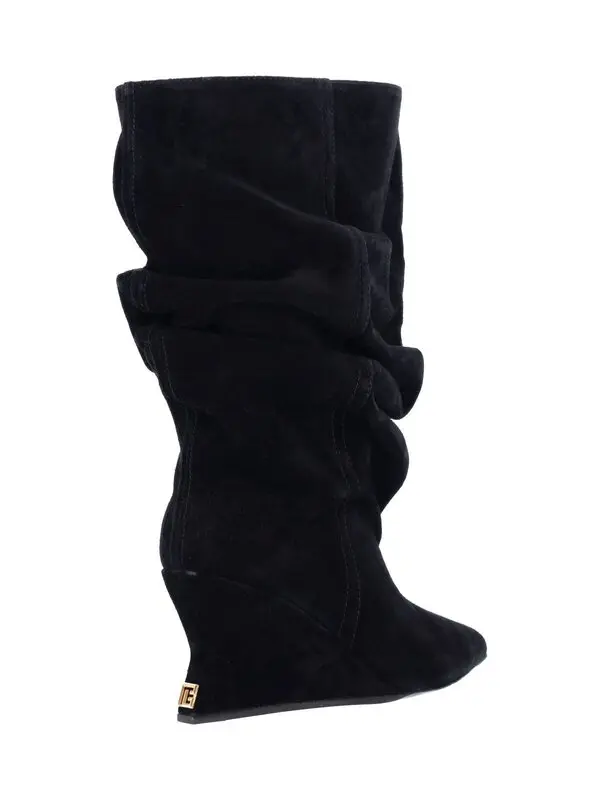 Balmain Slouch Wedge Boots