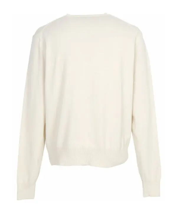 VIVIENNE WESTWOOD Orb Embroidered Crewneck Jumper - White