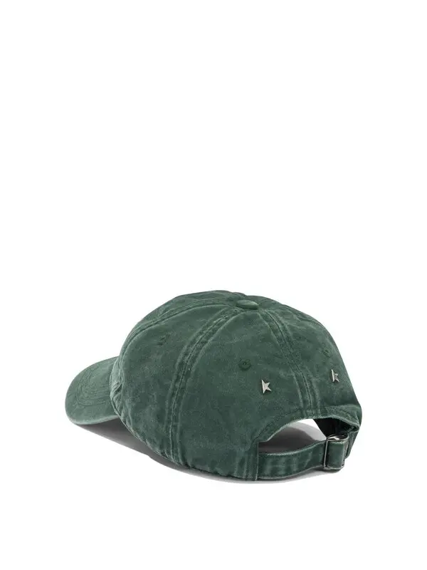 GOLDEN GOOSE Baseball Cap With Embroidered Logo And Star Patch
