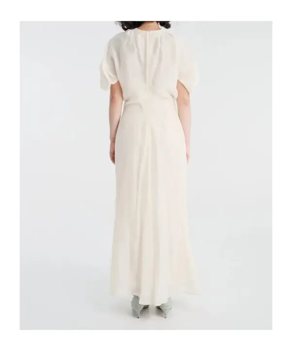 Khaite Silk-blend Midi Dress - No