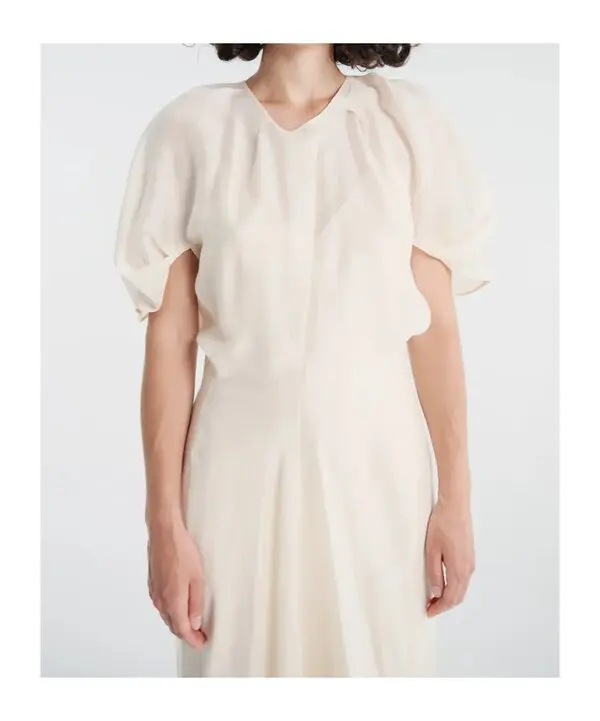 Khaite Silk-blend Midi Dress - No
