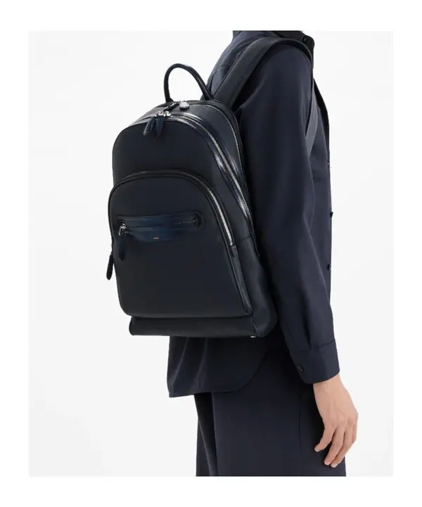 Santoni Leather Backpack