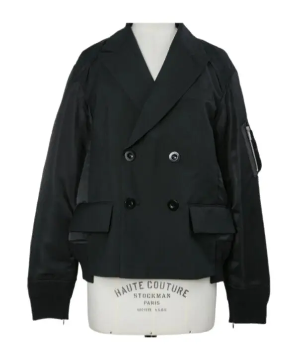 Sacai Patchwork Jacket - Black