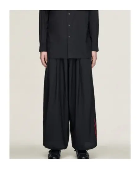 Y3 Gradient 3-stripes Nylon Wide Pants