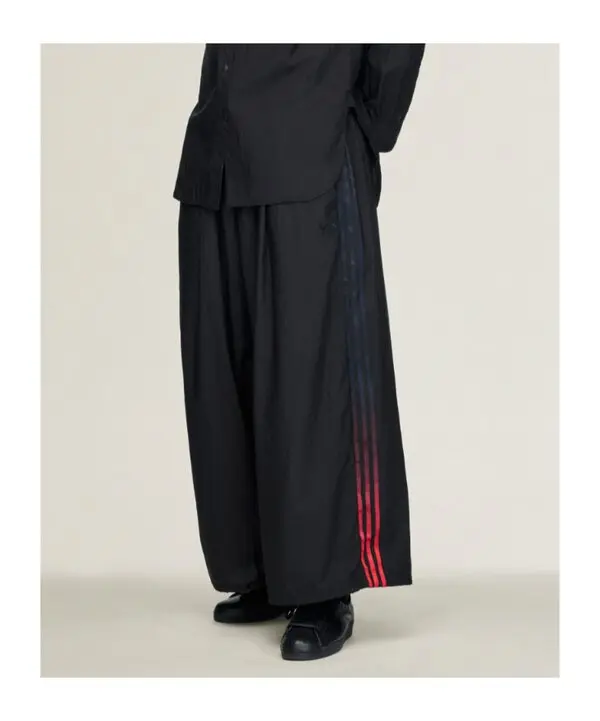 Y3 Gradient 3-stripes Nylon Wide Pants