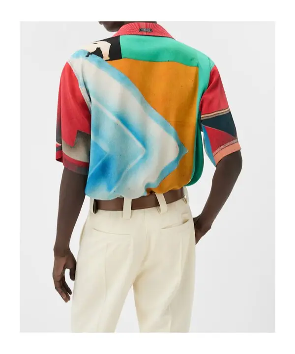 Versace Medusa-head Graphic-print Shirt