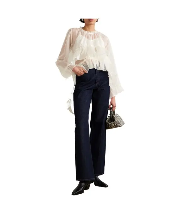 Sea Lightweight Silk Top
