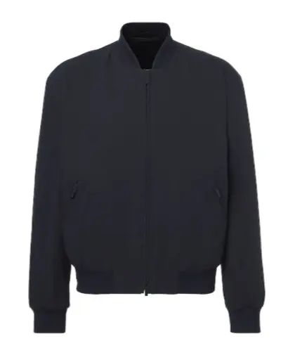 Giorgio Armani Cotton-blend Bomber Jacket