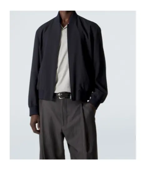 Giorgio Armani Cotton-blend Bomber Jacket