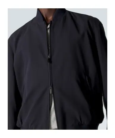 Giorgio Armani Cotton-blend Bomber Jacket