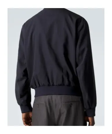 Giorgio Armani Cotton-blend Bomber Jacket
