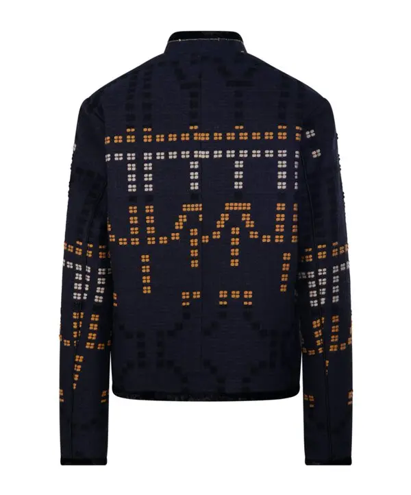 FORTE_FORTE Graphic Long Sleeve Jacket - Black