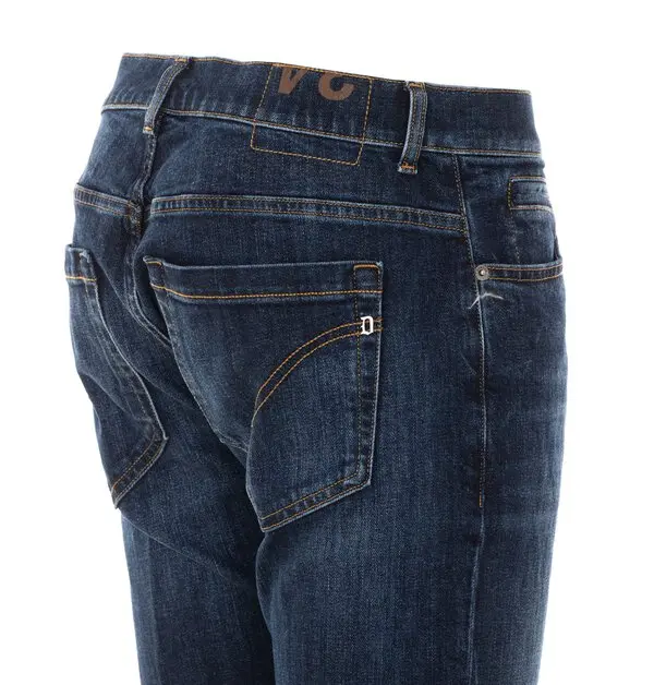 DONDUP Faded Whiskered Jeans