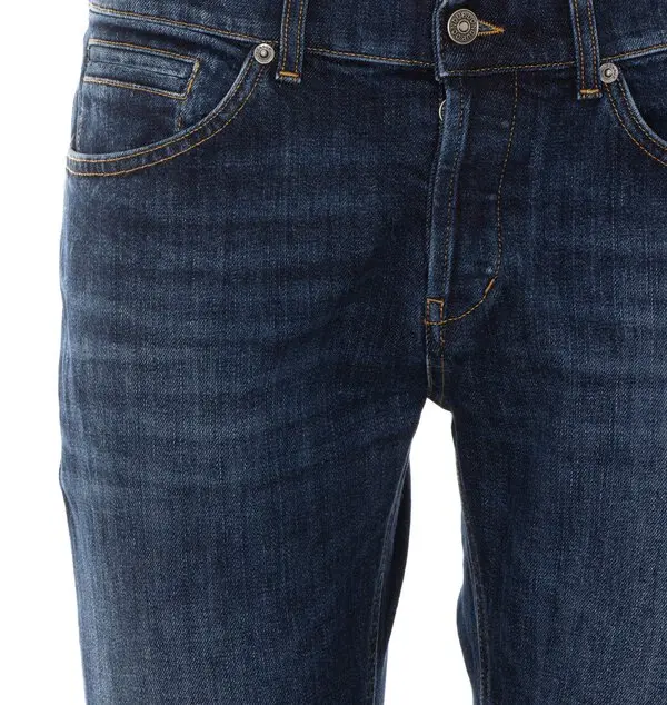 DONDUP Faded Whiskered Jeans