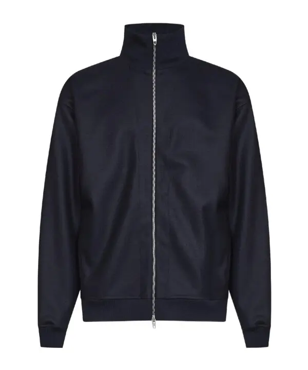 JIL SANDER Long Sleeve Zip Up Casual Jacket