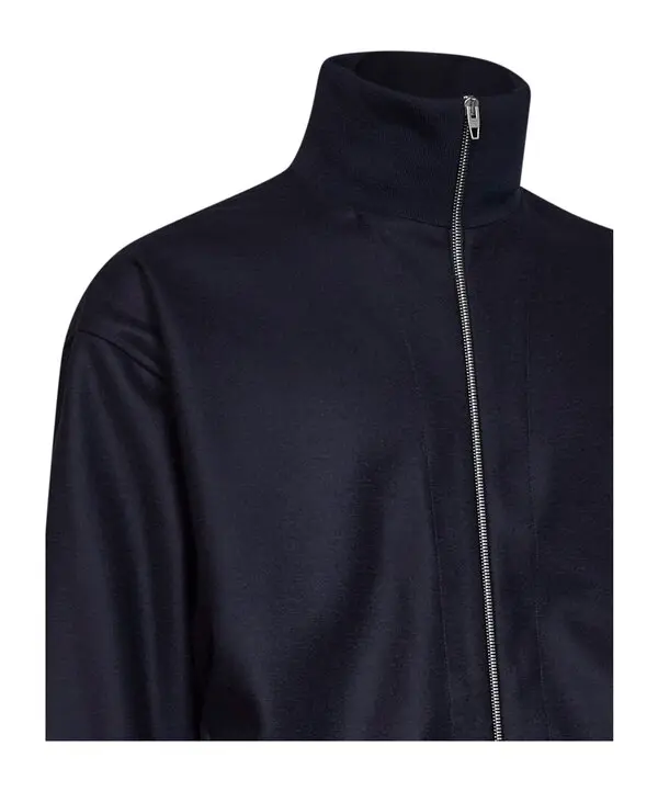 JIL SANDER Long Sleeve Zip Up Casual Jacket