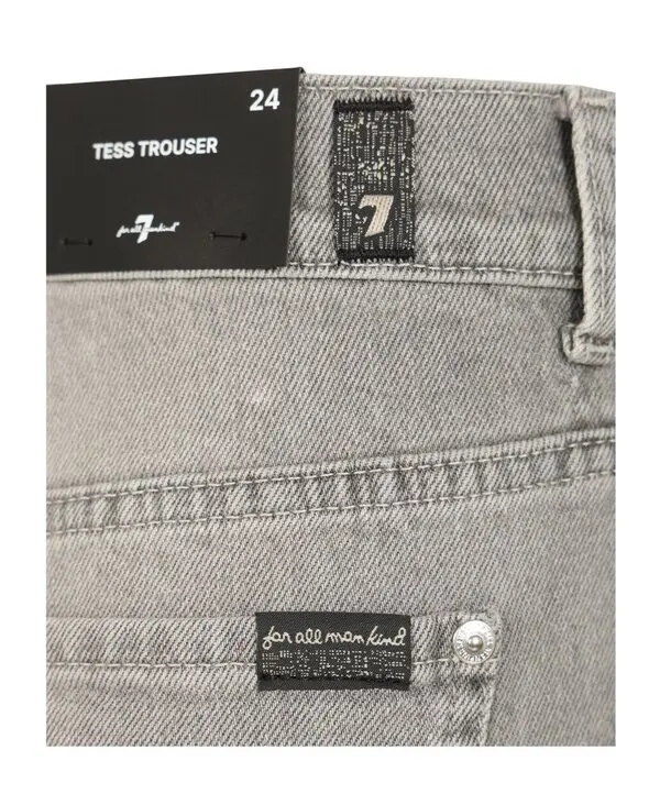 7 For All Mankind Tess Trouser Jeans - Grey