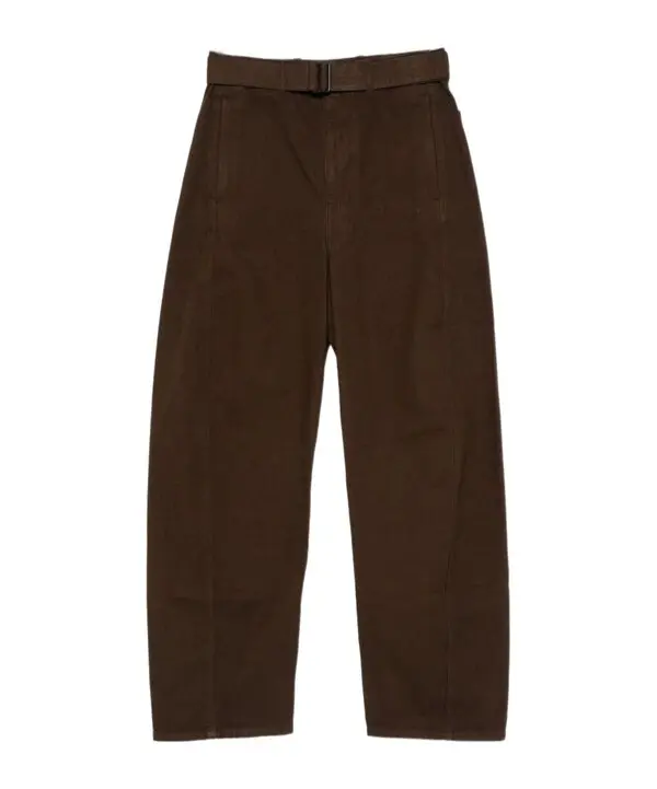 LEMAIRE Belted Tapered Jeans - Black