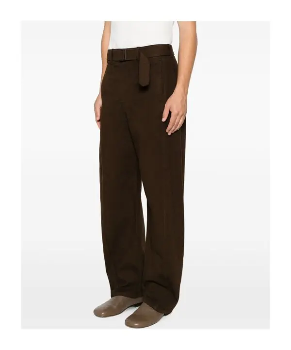 LEMAIRE Belted Tapered Jeans - Black