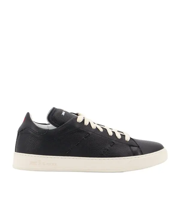 Kiton Round Toe Lace-up Sneakers