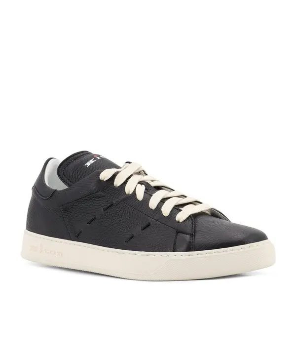 Kiton Round Toe Lace-up Sneakers