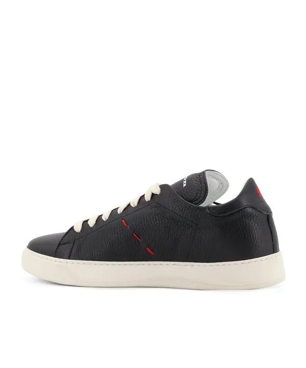 Kiton Round Toe Lace-up Sneakers