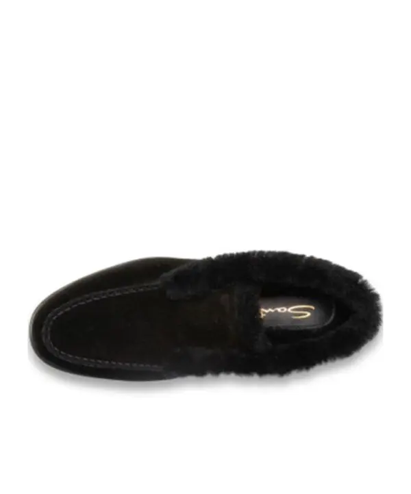 Santoni Suede Desert Boot With Fur