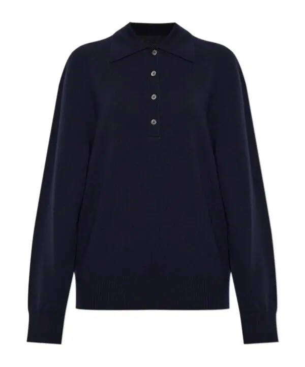 RÓHE Knitted Polo Sweater