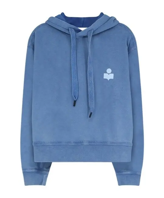 Isabel Marant Étoile Salmy Drawstring Hoodie - Blue