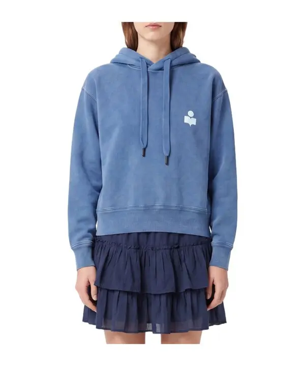 Isabel Marant Étoile Salmy Drawstring Hoodie - Blue