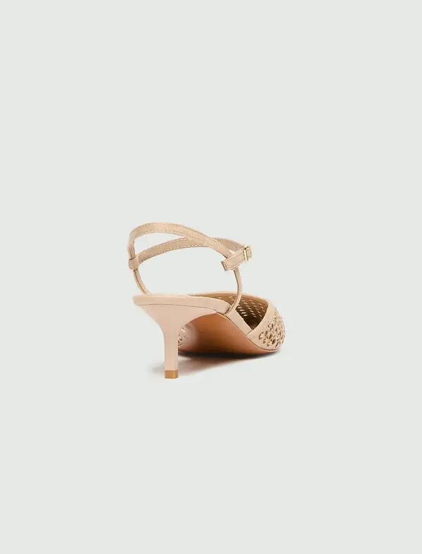 Marella Rhinestone-embellished Slingback