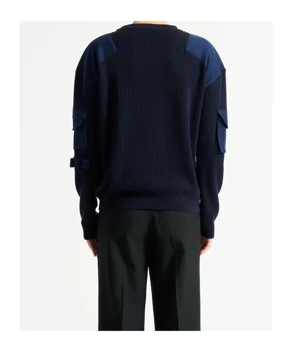 Balmain Wool Vintage Utility Jumper