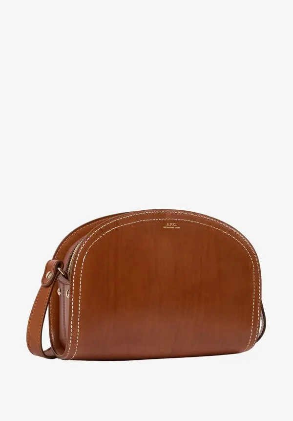 A.p.c. Demi Lune Crossbody Shoulder Bag