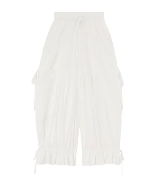 GANNI Trousers In Cotton