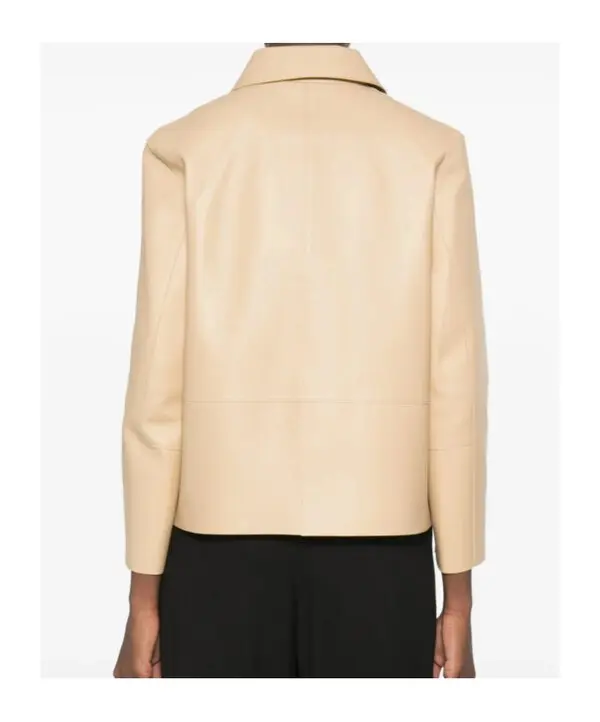 TOTEME Button-up Leather Jacket