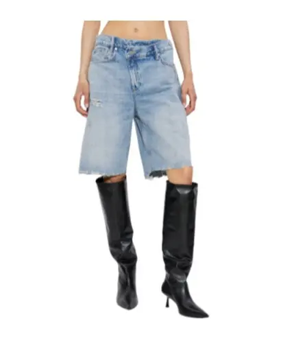 ALLSAINTS Aki Distressed Denim Shorts