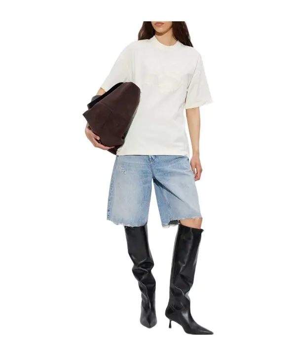 ALLSAINTS Aki Distressed Denim Shorts