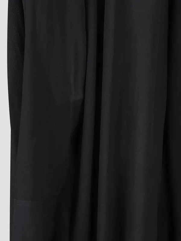 TOTEME Scarf Detailed V-neck Dress - Black