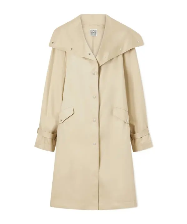 TOTEME Oversized Trench Coat - Beige