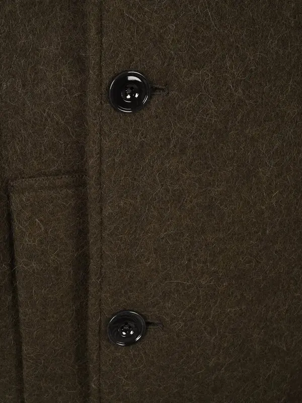 LEMAIRE Short Double-breasted Belted Coat