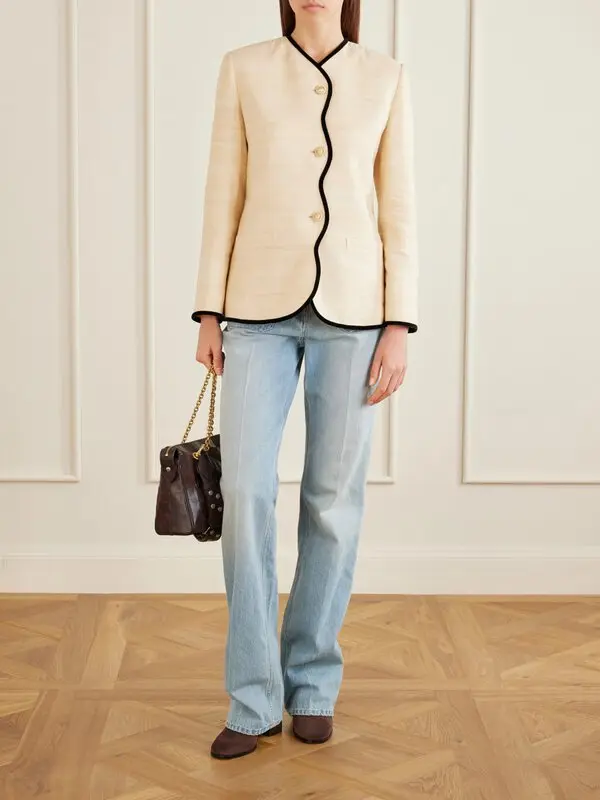Valentino Garavani Fawcette Logo Heel Ankle Boots