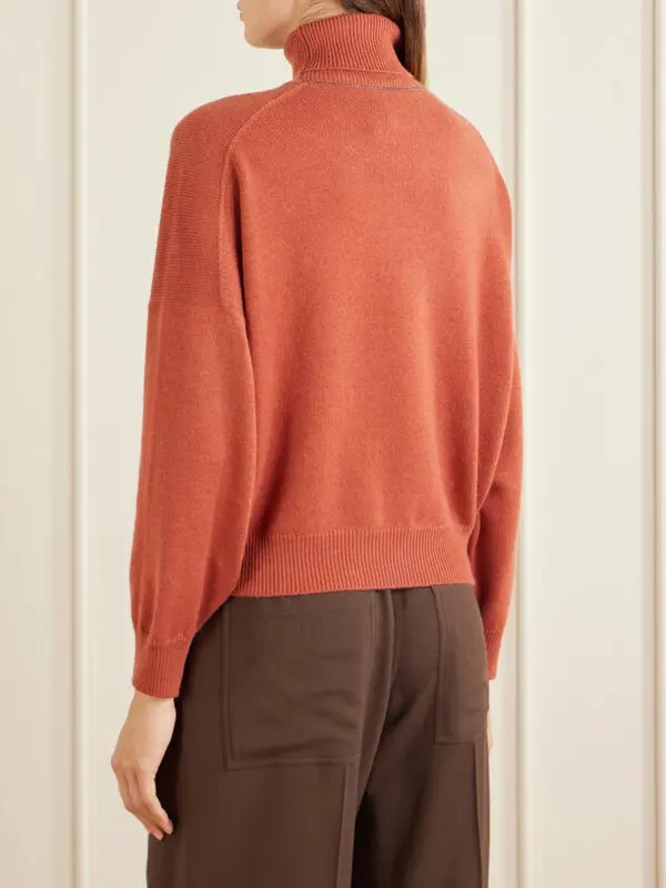 Brunello Cucinelli High-neck Cashmere Sweater