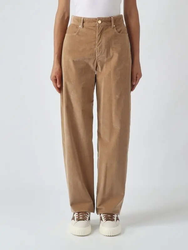 Max Mara Straight Leg Corduroy Trousers