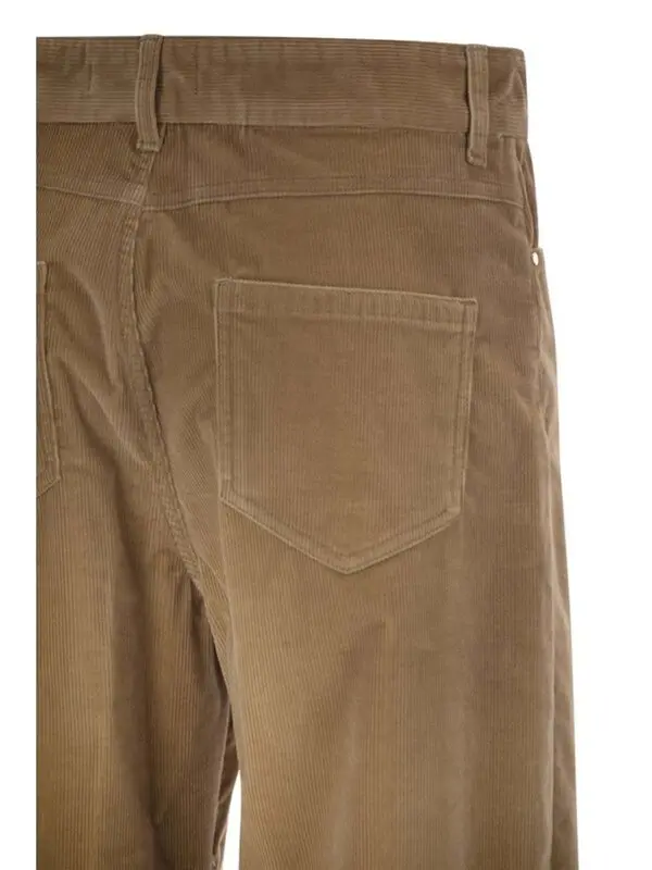 Max Mara Straight Leg Corduroy Trousers
