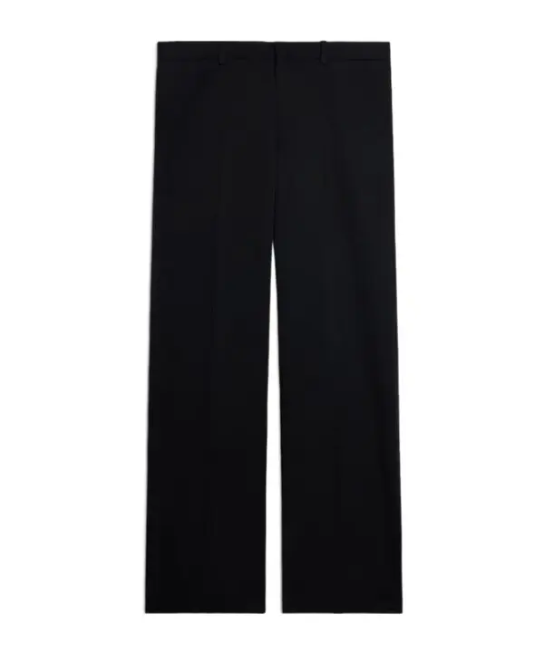 Celine Ethan Trousers In Wool Gabardine - Black