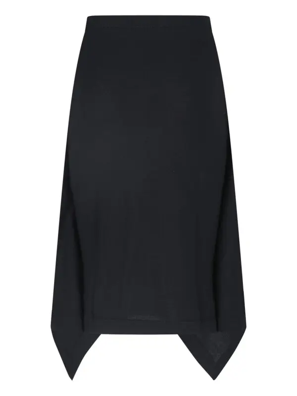 LEMAIRE Draped Button-detail Skirt