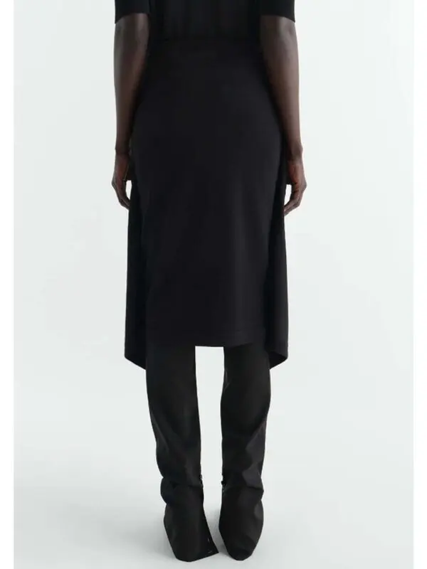 LEMAIRE Draped Button-detail Skirt