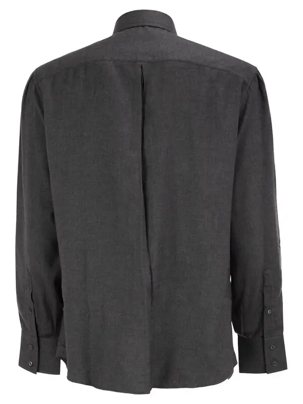Brunello Cucinelli Collared Long-sleeved Shirt
