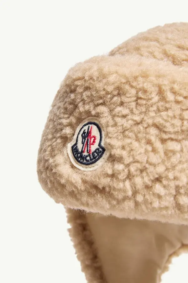 Moncler Teddy Cap With Earflaps